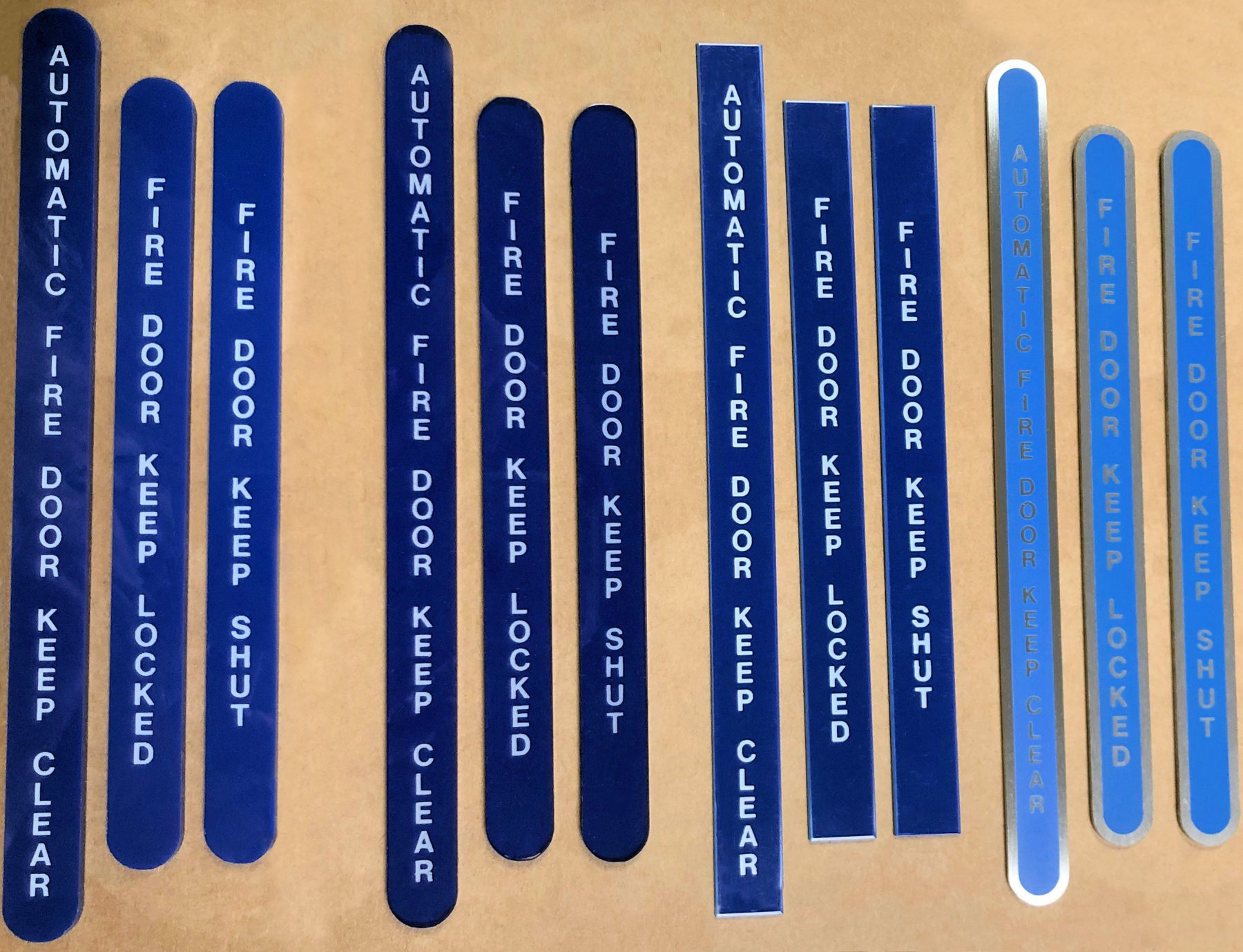 Fire Signage - Davis Architectural Services Ltd